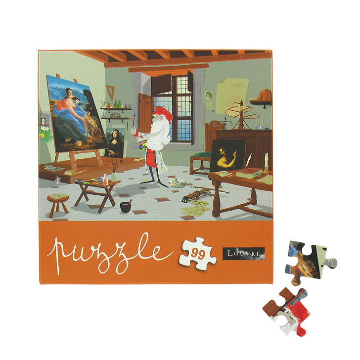 Puzzle 99 pieces Leonardo da Vinci · Boutiques de Musées
