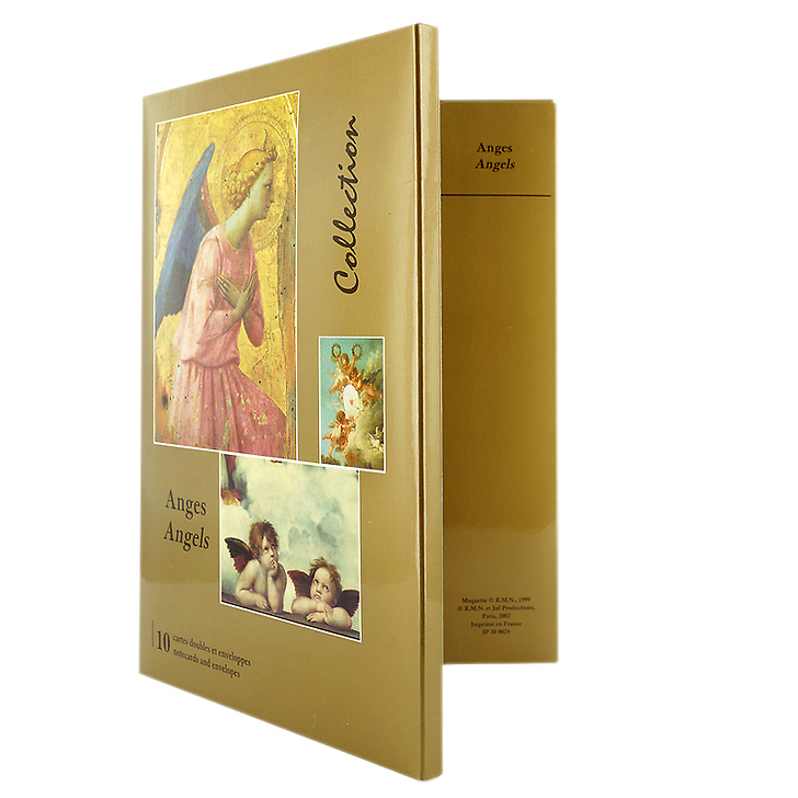 Set of 10 Notecards and Envelopes Angels · Boutiques de Musées