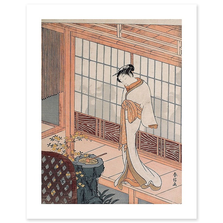 Courtisane sur l'engawa (affiches d'art) · Boutiques de musées