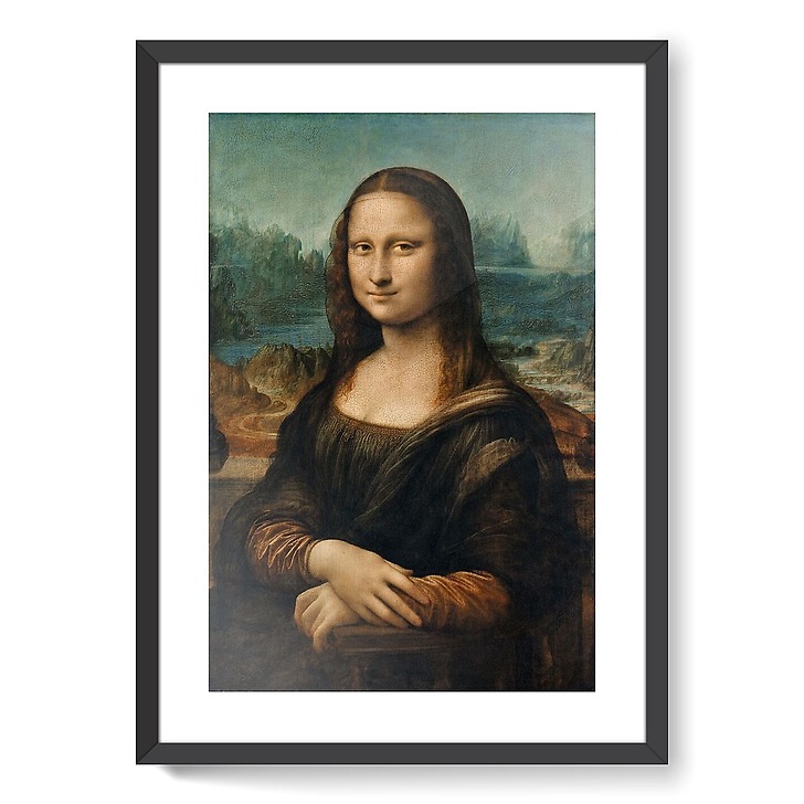 La Joconde, portrait de Monna Lisa (affiches d'art encadrées ...
