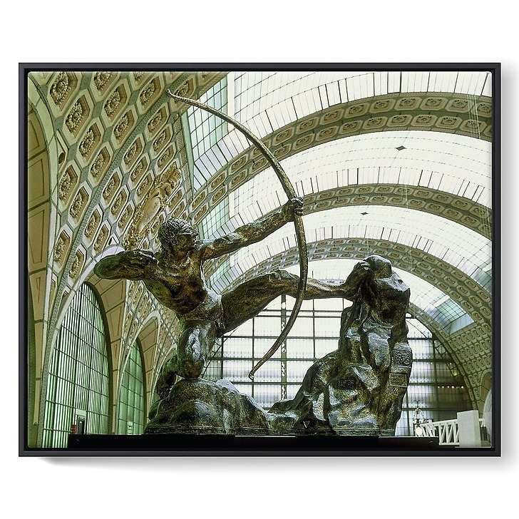 Hercules Killing the Birds of Lake Stymphalis (framed canvas ...
