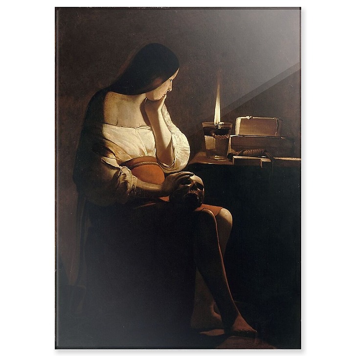 Mary Magdalene with a night light (acrylic panels) · Boutiques de musées