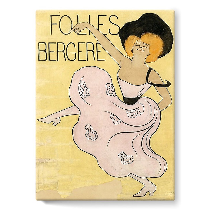 Folies Bergères : maquette définitive de l'affiche de 1900 (toiles sur ...