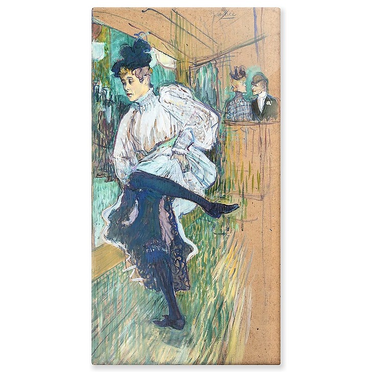 Jane Avril dansant, vers 1892 (aluminium panels) · Boutiques de musées