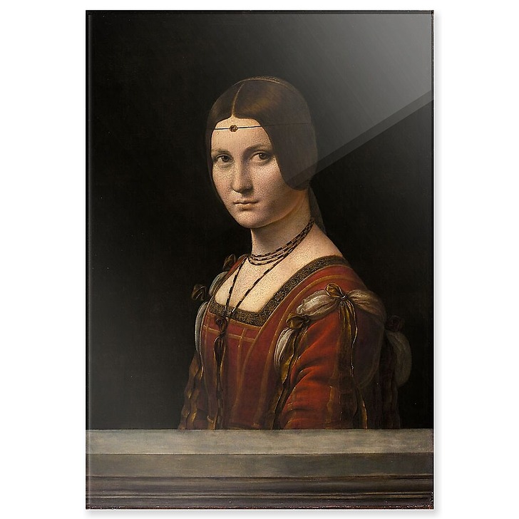 Portrait de femme, dit à tort La Belle Ferronnière (acrylic panels ...