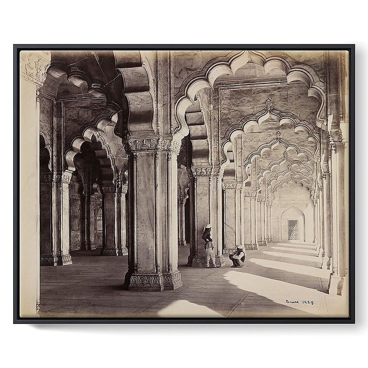 Agra. Mosquée de la Perle (Moti Masjid), 1863-1870 (toiles encadrées ...