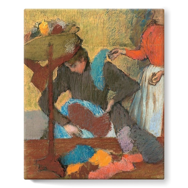 Chez la modiste (détail) (toiles sur châssis) · Boutiques de musées