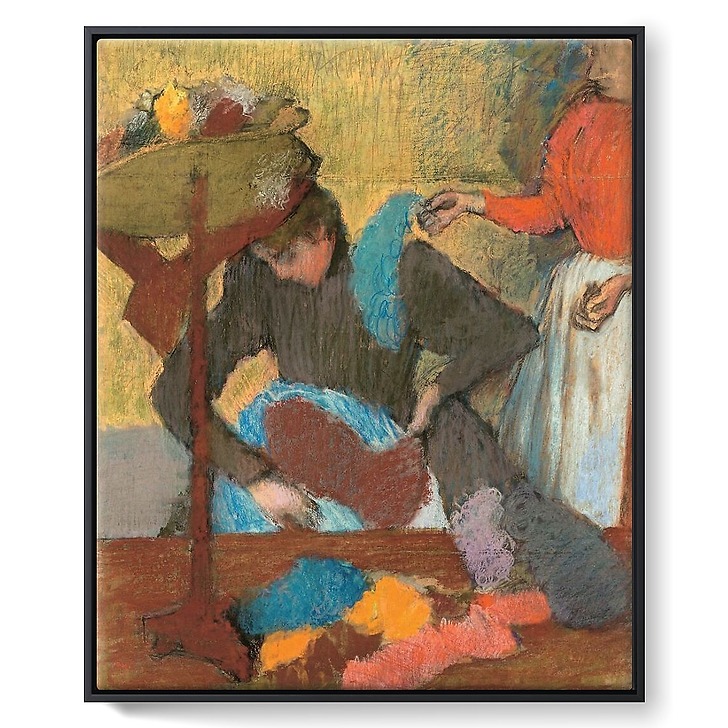Chez la modiste (détail) (framed canvas) · Boutiques de musées