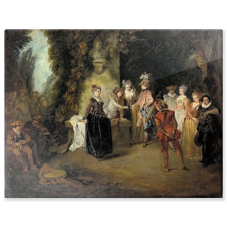 L’Amour au théâtre français (aluminium panels) · Boutiques de musées