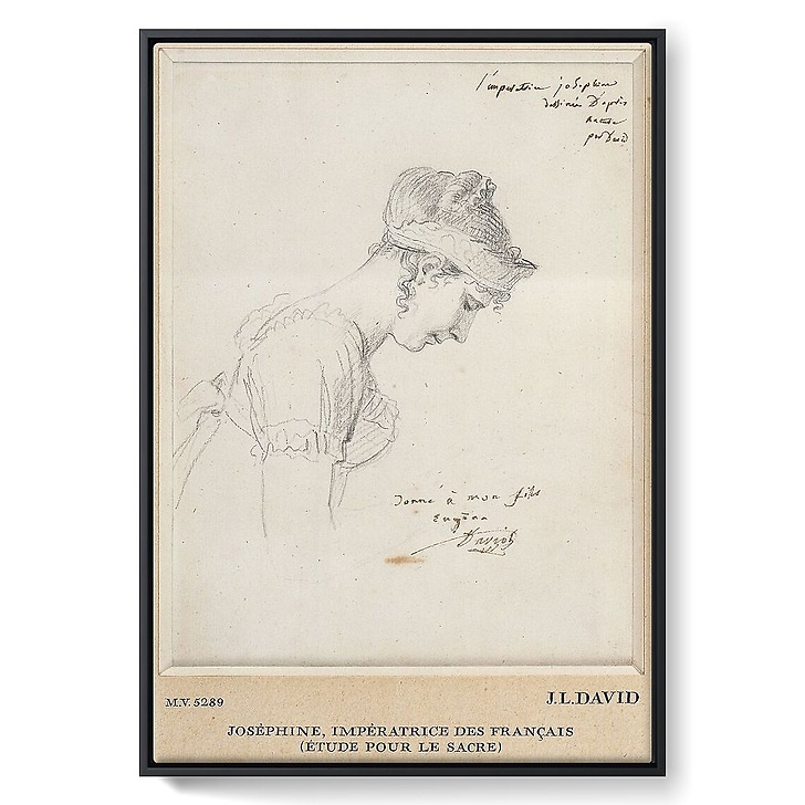 Portrait de l’impératrice Joséphine (framed canvas) · Boutiques de musées