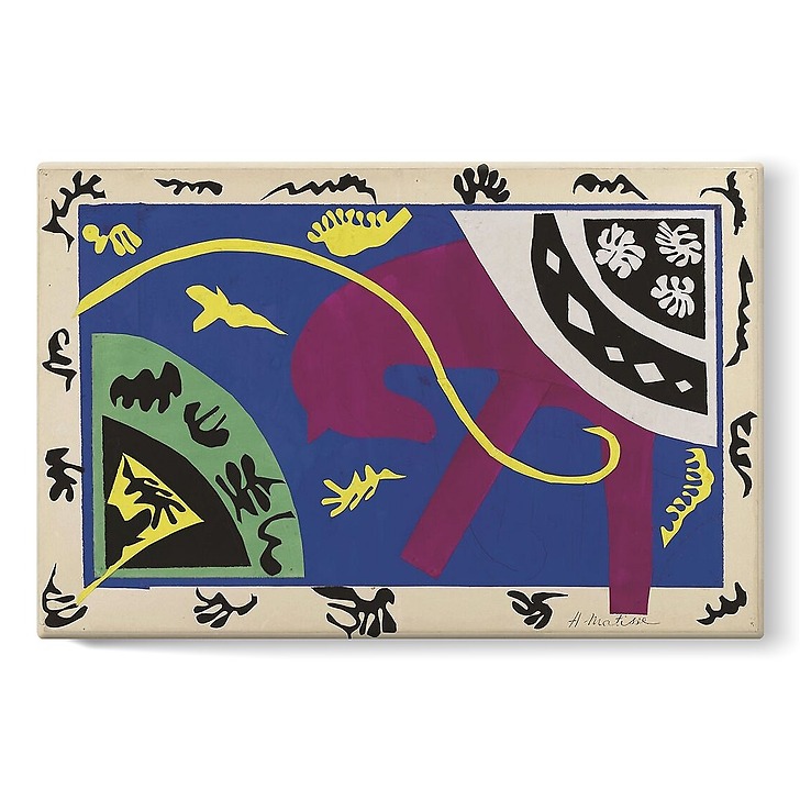 Le cheval, l'écuyère et le clown, de la série Jazz (stretched canvas ...